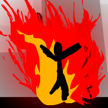 Light People on Fire • Flash Game
